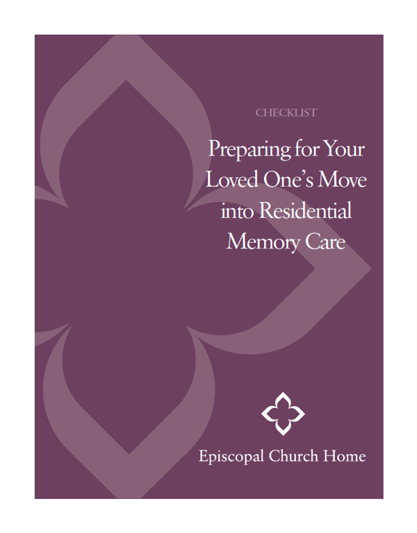 Episcopal Church Home - Memory Care Checklist